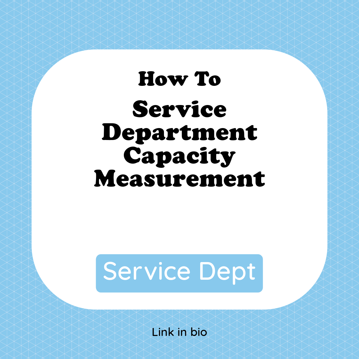 Service Team Capacity Planning - Business Building Peer Teams
